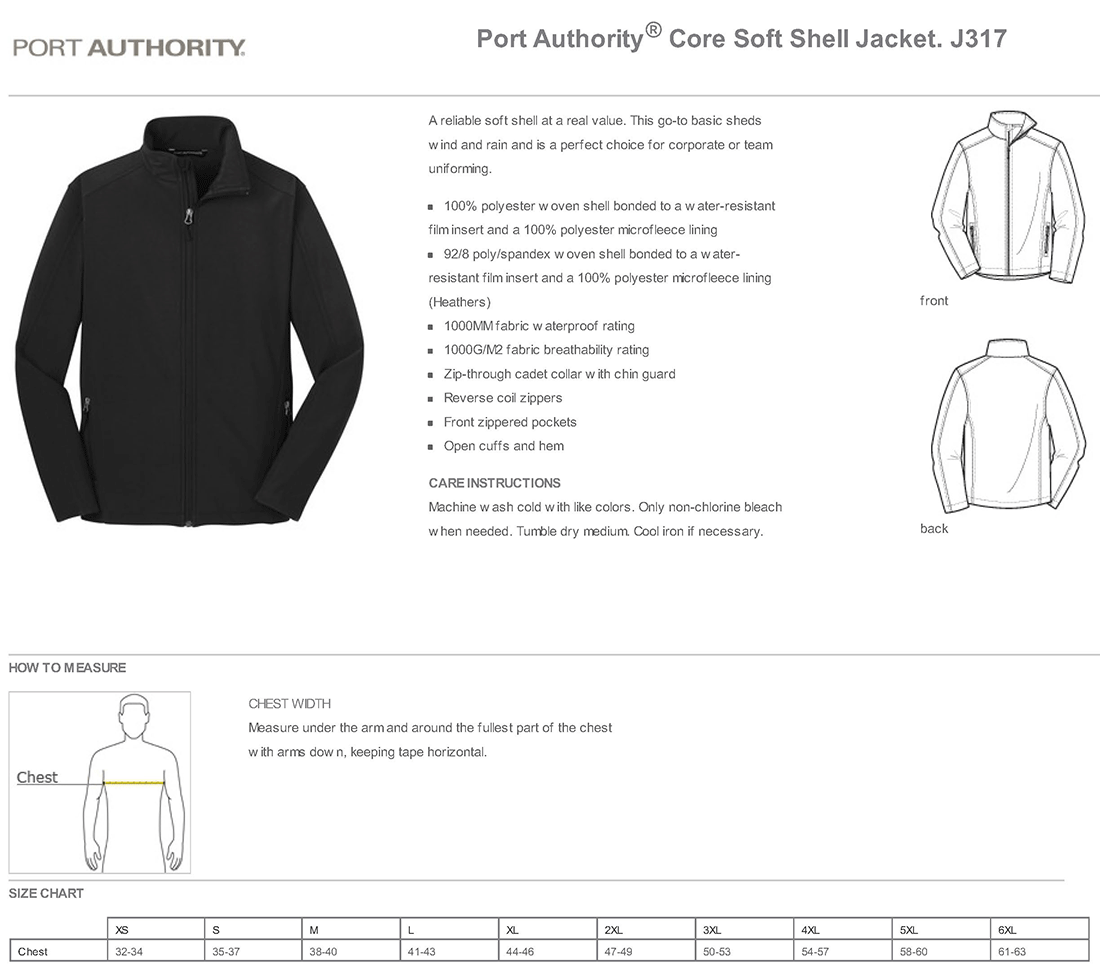 Port Authority Core Soft Shell Jacket - Thermoid